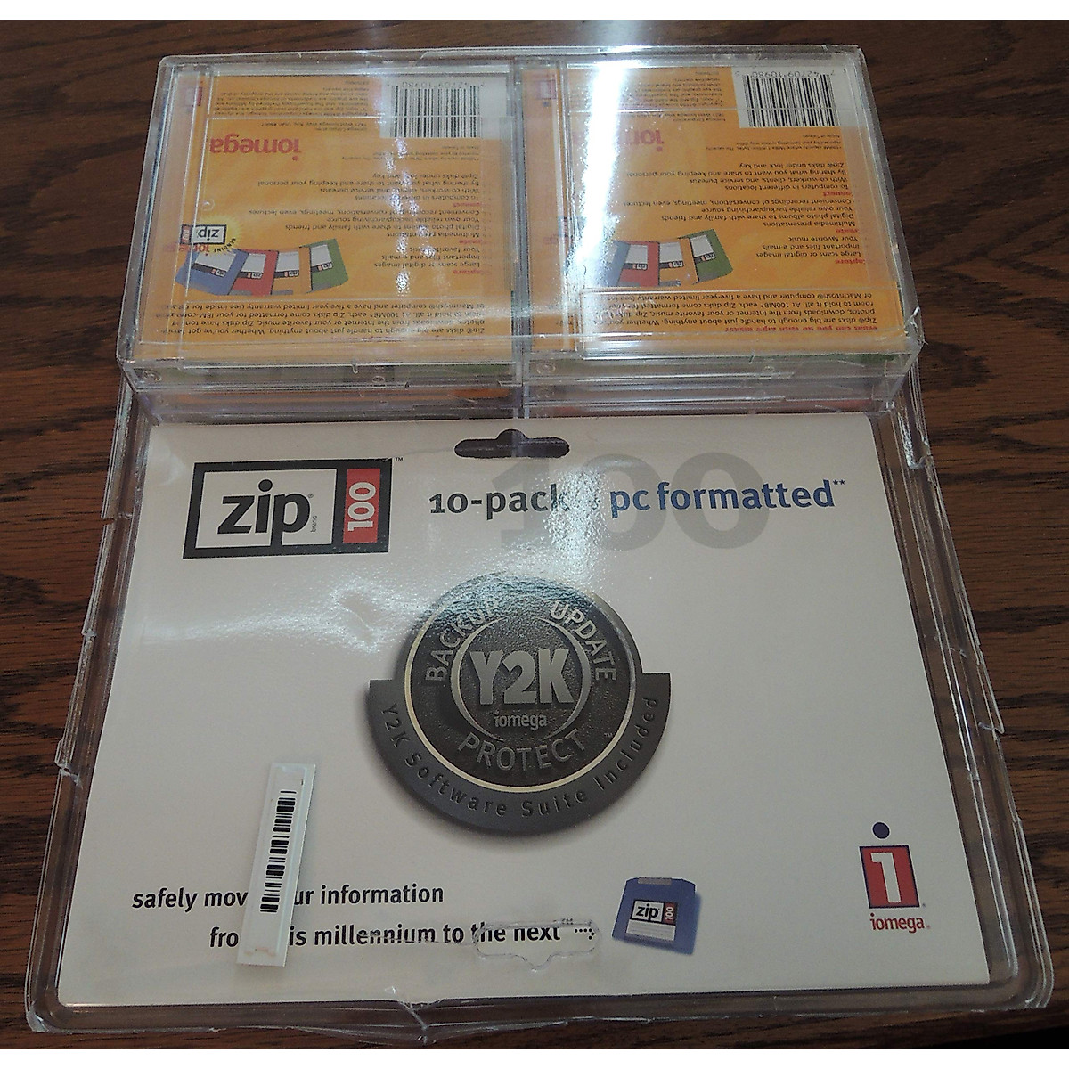 Iomega 100MB Multi-Colored Zip Disk 10 Pack