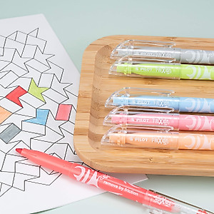 PILOT FriXion Light Pastel Collection Erasable Highlighters, Chisel Tip, Assorted Color Inks, 5-Pack (46543)