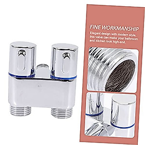 ORFOFE Toilet Sprayer Valve Bathroom Sprayer Faucet Off Outdoor Bathroom Sprayer Valve Gardening Sprayer Faucet Basin Faucet Bidet Sprayer Valve Faucet for Sprayer Water Copper