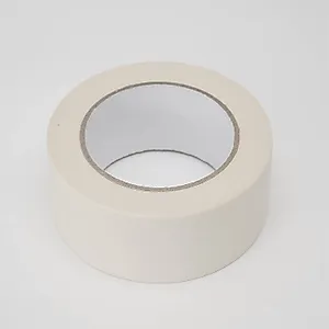 Lichamp Masking Tape 2 inch Wide, 2 Pack General Purpose Masking Tape Beige, White Masking Paper for Painting, Arts, Crafts, 2 inch x 55 Yards x 2 Rolls (110 Total Yards)