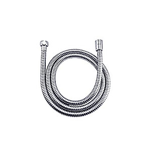 Klabb stainless steel Shower Hose, 96 Inches Chrome Handheld Shower Head Hose With Brass insert and nut.