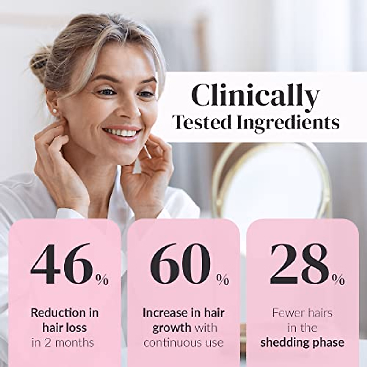 Kerotin Hair Growth Serum - Intensive Hair Growth Drops Treatment - Boost Natural and Healthy Hair Growth, Increase Hair Density, Reduce Hair Loss - Promotes longer and thicker hair.