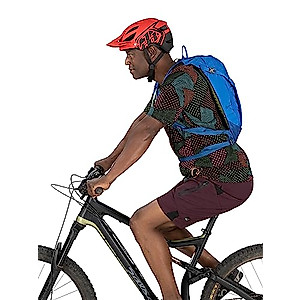 Osprey Siskin 8L Men's Biking Backpack with Hydraulics Reservoir, Obsidian Black