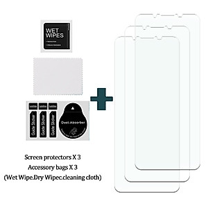 LCTONG (3 Pack) 9H Hardness Screen Protector for Sony Xperia 1 III- Bubble Free- Scratch Resistant- Easy to Install, Tempered Glass Screen Protector Compatible Sony Xperia 1 III