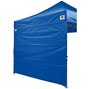Impact 10' x 10' Pop Up Canopy Tent with Sidewalls, Commercial Grade Steel Frame, Includes 4 Sidewalls, Weight Bags and Rollerbag, Royal Blue