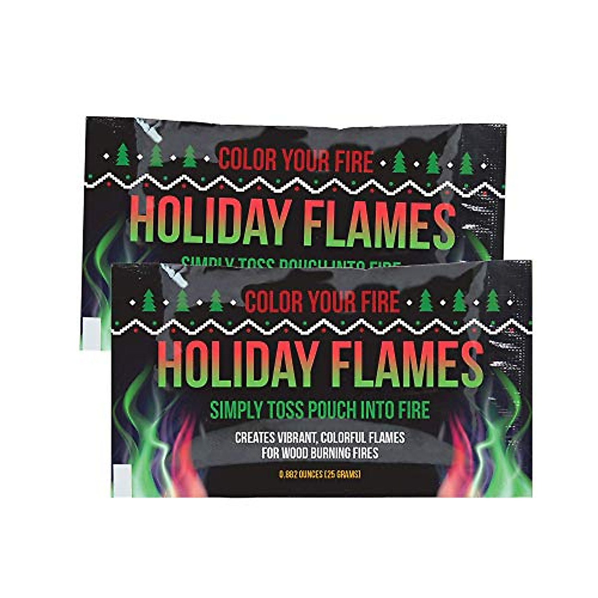 Transform Your Fire with Holiday Flames Box of 25