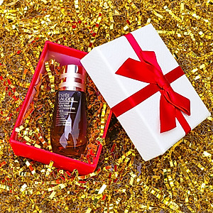 Zwish 150Grams / 5.3 Oz Gold Crinkle Cut Paper Shred Filler Metallic Iridescent Gift Boxes Filler Gift Wrapping Gift Filler for Gift Wrapping & Basket Filling Mothers Day Gifts Box Stuffer