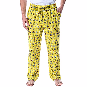 Nickelodeon Men's SpongeBob SquarePants Face Expressions Loungewear Pajama Pants (3X-Large)