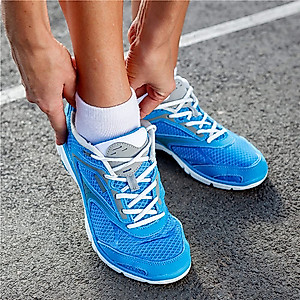 CHARMKING 8 Pairs Ankle Socks for Women Non Slip Cotton Socks No Show Socks Classic Low Cut Casual Socks (Black+White+Grey)