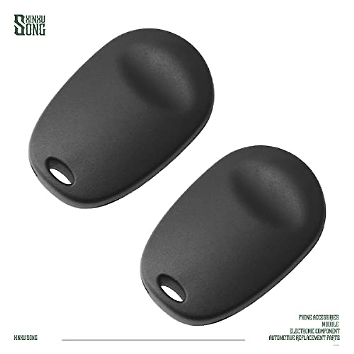 XINXUSONG 2Pcs Car Key Fob Keyless Entry Remote GQ43VT20T 3-btn Compatible with Tundra Tacoma Sequoia Highlander Sien-na