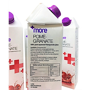 100% PURE Pomegranate Juice,33.8 Fl Oz, 6 Count - No Artificial Colors, Flavors, Preservatives