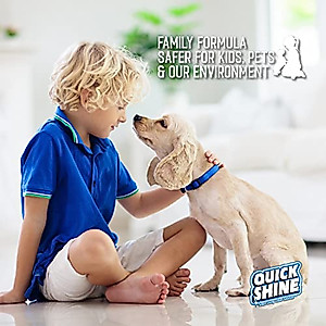 Quick Shine Multi Surface Floor Cleaner 64oz | Plant-Based, Ready to Use, Dirt Dissolving, Streak Free, No Rinse | Use on Hardwood, Laminate, Luxury Vinyl Plank, Tile & Stone | Safer Choice