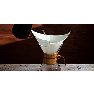Chemex-Compatible Bonded Coffee Filters for Chemex Coffee Maker (100 filters)