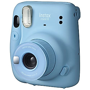 Fujifilm Instax Mini 11 Instant Camera - Sky Blue 4.8" x 4.2" x 2.6"