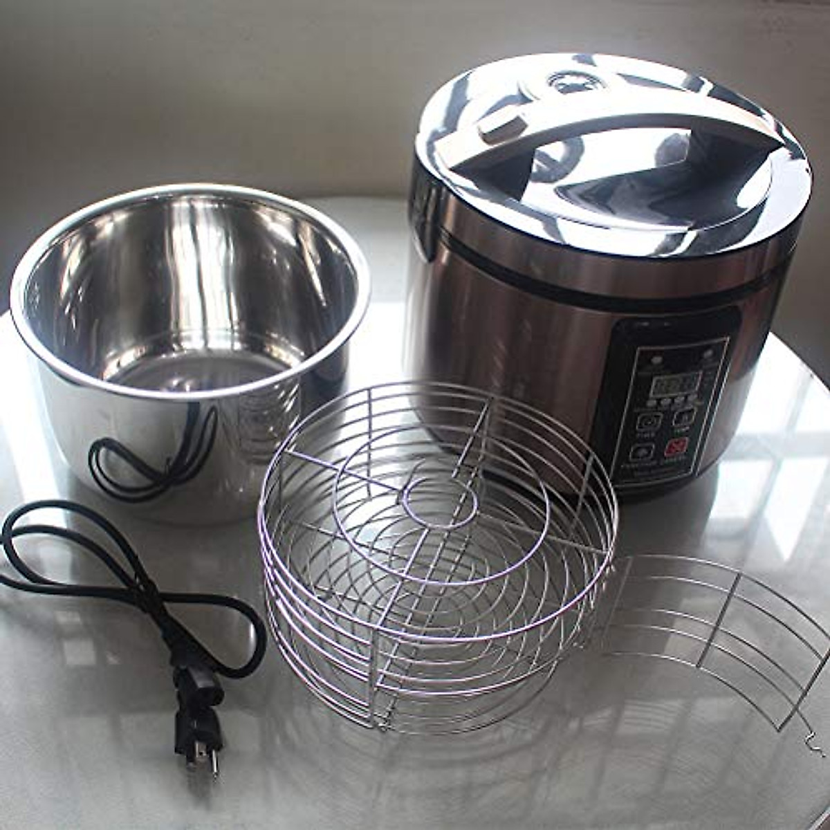 MLGB 6L Black Garlic Fermenter, Kimchi machine,Sweet Rice Wine Maker Full Automatic,Natto Maker,Yogurt Pot, FCC UL Listed