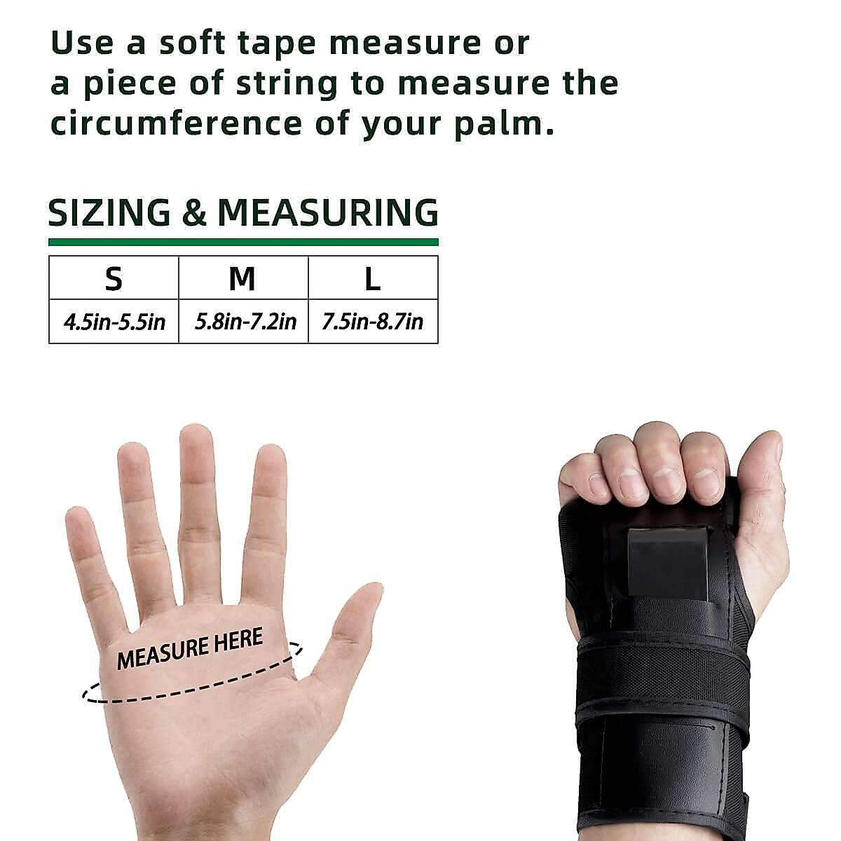 viclvin Wrist Guards with Palm Protection Pads for Adults and Kids, Adjustable Wrist Palms Protective Gear for Skateboarding, Longboarding, Roller Blading, Inline Skating, Snowboarding