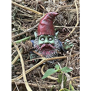 FICITI G150028 Zombie Gnome Garden Statue Sculpture