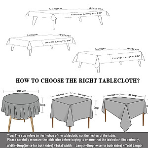 Turtle Manteles De Mesa De Tela para Fiestas Multicolorsmall Table Cover Dust-Proof Wrinkle Resistant 60 X 84 Inch