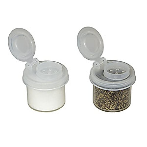 Brazza Outdoors set of 10 Mini spice jars with sifter and cap (15)