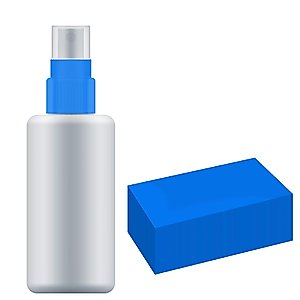 Blue Shrink Bands, 200 PCS Blue Perforated Heat Shrink Wrap Bands for Bottles, Jars Fits 3/4" to 1" Diameter