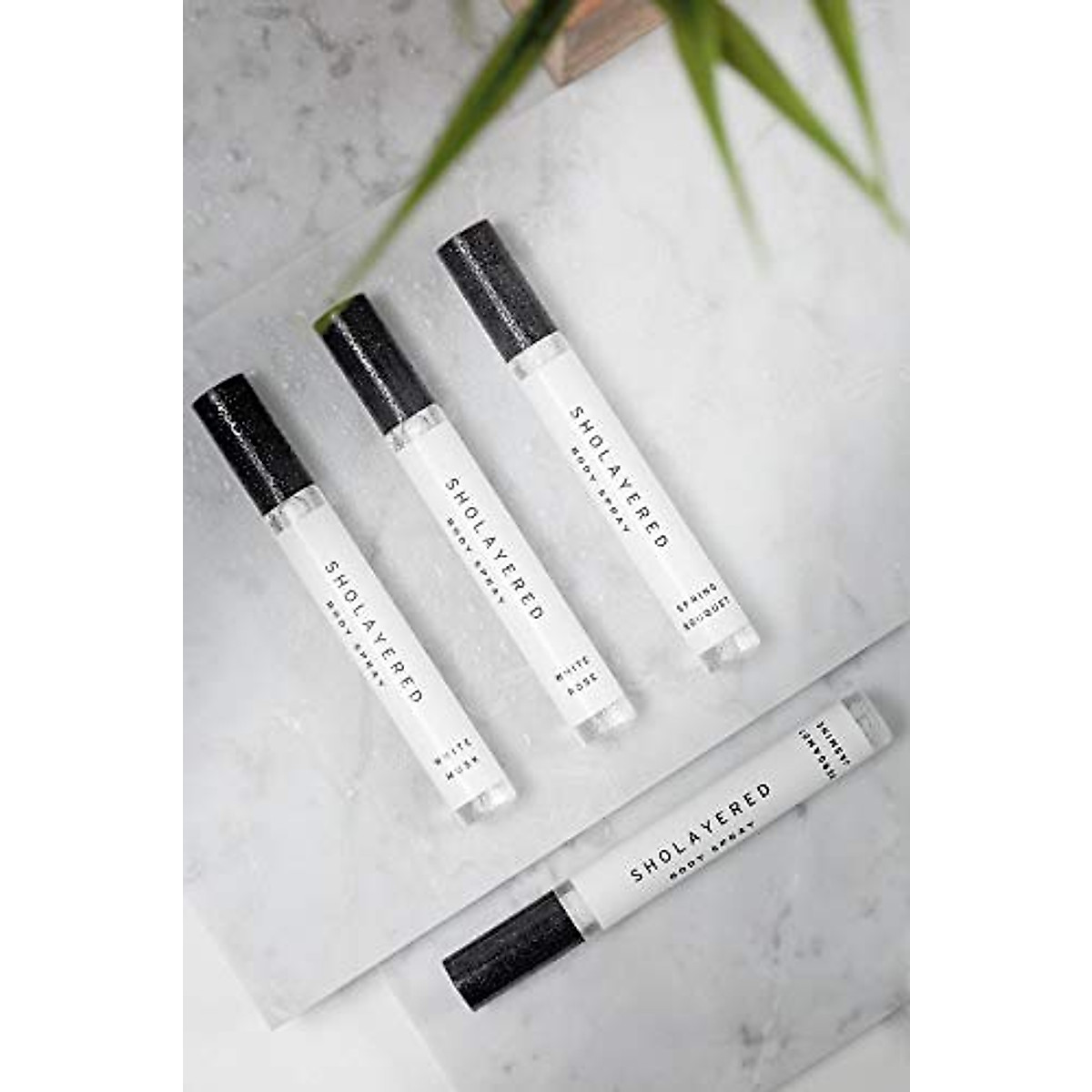 Layered Fragrance SHOLAYERED Body Spray for Men and Women for Travel, Portable Size from Japan 0.34 Fl Oz White Rose