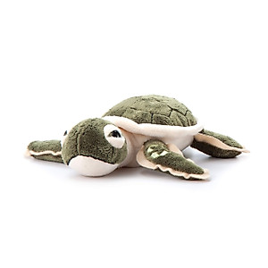 The Petting Zoo, Hatchling Sea Turtle Stuffed Animal, Gifts for Kids, Baby Sea Turtle Plush Toy 9 inches