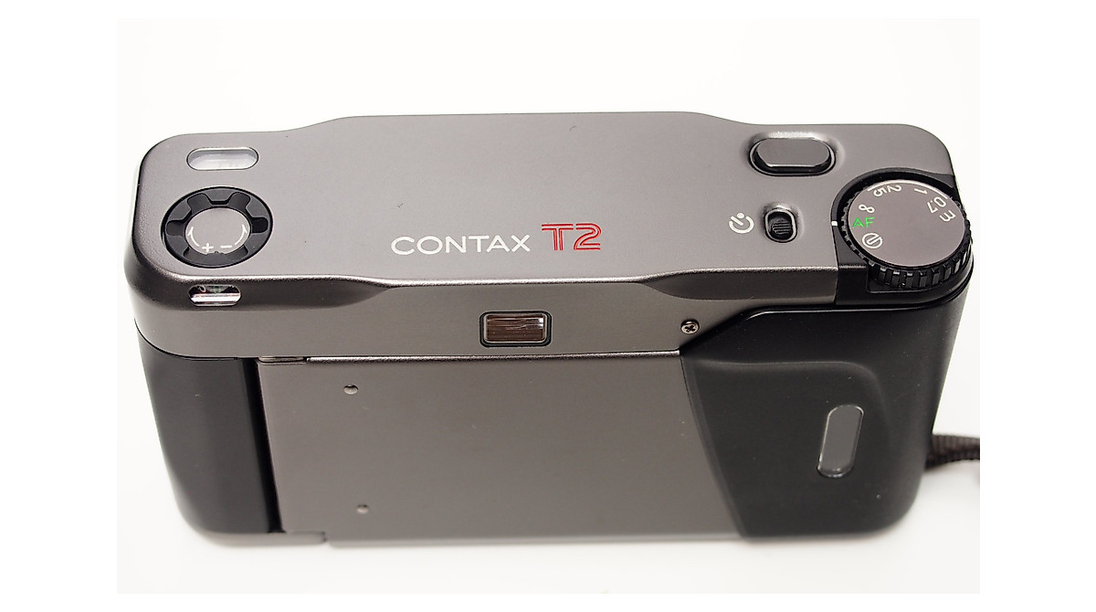 Contax T2 Titanium Black 35mm Film Camera - Compact & Stylish