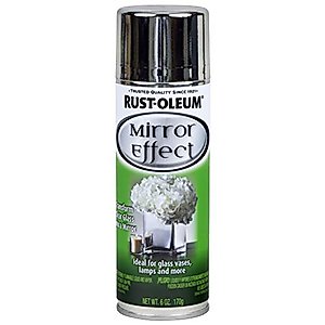 Rust-Oleum 267727 Specialty Mirror Spray, 6-Ounce, Silver