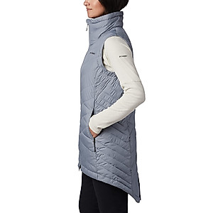 Columbia Women's Heavenly Long Vest, Trade Winds Grey, Small