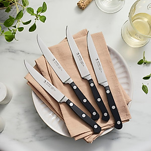 HENCKELS Classic Razor-Sharp Steak Knife 4 Piece Set, German Engineered Informed by 100+ Years of Mastery