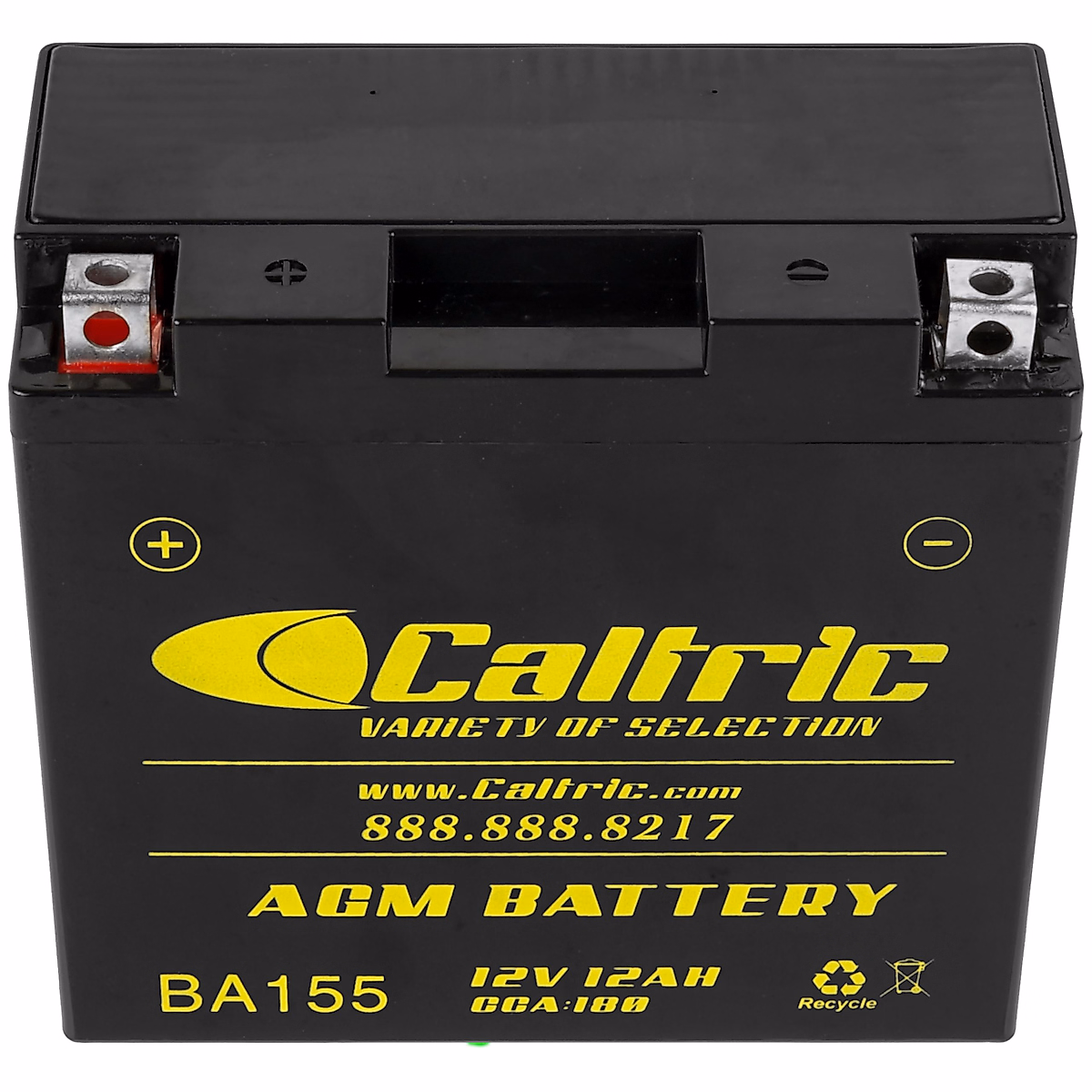 Caltric Agm Battery Compatible with Yamaha Xvs1100At V-Star 1100 Silverado 2003-2009