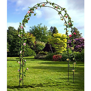 Decorative Metal Garden Arbor, Wedding Arch Arbor Party Ceremony Decoration Climbing Plant Support Trellis Arch Arbor Trellis Metal Pergola Arbor