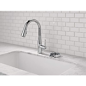 Delta Faucet Glass Rinser for Kitchen Sinks, Kitchen Sink Accessories, Bar Glass Rinser, Chrome GR150