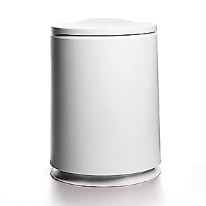 n/a 10L Pressing Type Round Plastic Trash Can Double-Layer Multi-Purpose Trash Can Nordic Household
