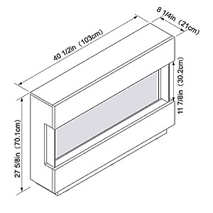 Peyton Electric Wall Mount Fireplace