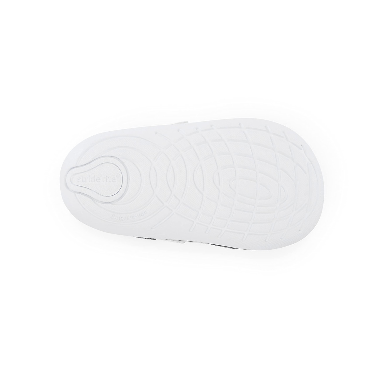 Stride Rite Baby Girls SM Lucianne Mary Jane Flat, White Patent, 3 Infant