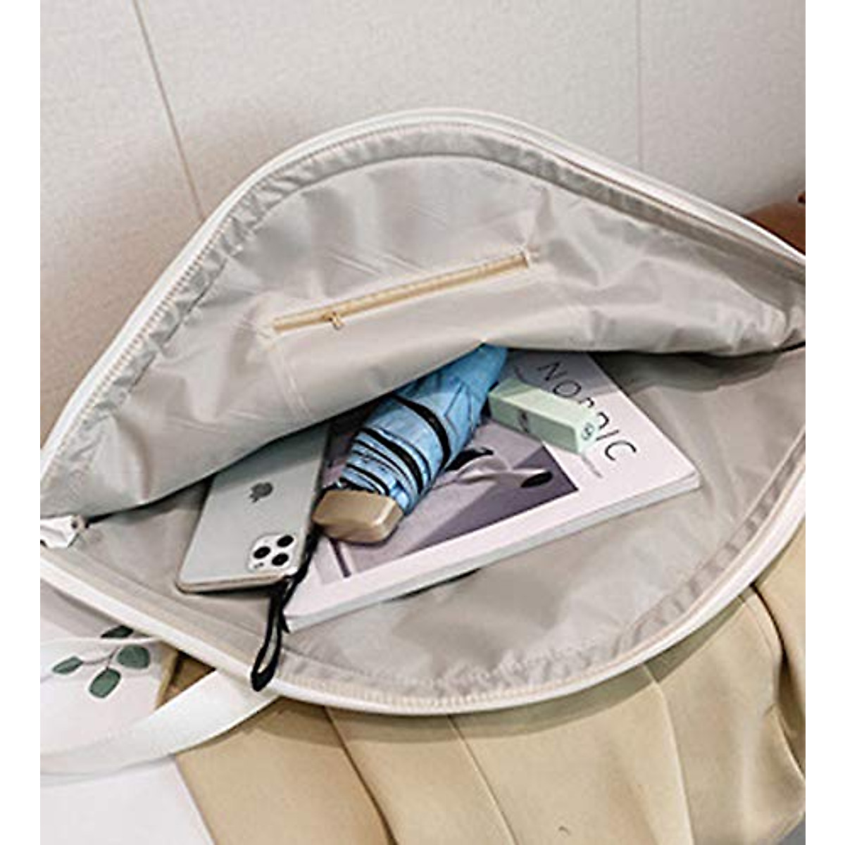 QZUnique Women's Mask Shaped Handbag Large Capacity Tote Bag Eco-friendly Shopping Shoulder Bags