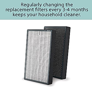 Breathe+ Pro Air Purifier Replacement Air Filter - Medical Grade HEPA Air Purifier - Air Purification System With Air Filter - Smart Air Purifier With Real-Time Air Quality Monitoring