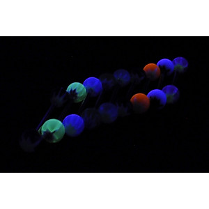 Body Jewelers Pot Leaf/Mary Jane/Weed Tongue Ring/Snake Eyes/Nipple UV 14G (1.6mm) Acrylic (10 Piece Package Deal) B/4/5