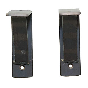 RRD Steel Mantel Brackets Heavy Duty (2 Pack) - Fireplace Mantel Brackets - Countertop Support Bracket - Hand Welded Steel Brackets - Mantel Bracket Rustic Farmhouse Decor (7"x12" Natural Steel Color)