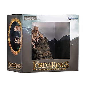 Diamond Select Toys The Lord of The Rings: Gollum Deluxe Action Figure, Multicolor
