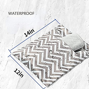 YNGCHNG Rubber Beach Bag With Swim Wet Bag,Waterproof Sandproof Washable Durable Open Tote Bag Travel Bag for Beach Outdoor (White, Large)