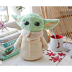 Loungefly Star Wars: The Mandalorian The Child 12-Inch Plush Toy with Pocket Zipper | Baby Yoda Plush Clip-On Doll | Super Soft Star Wars Stuffed Animals Plushie