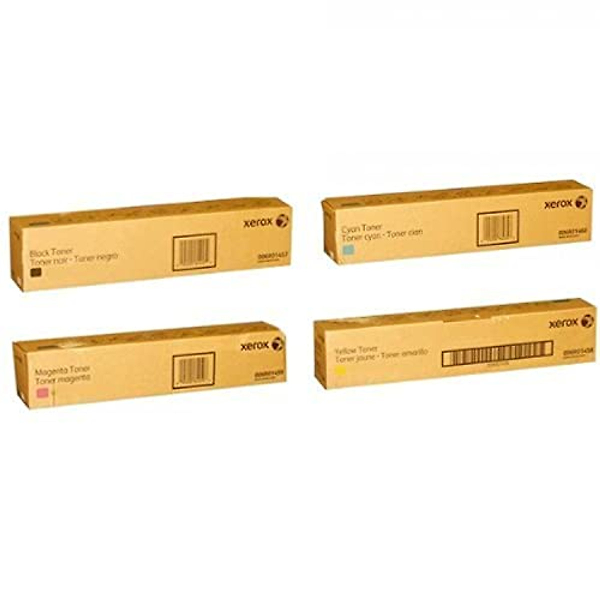 Xerox 006R01457. 006R01458. 006R01459. 006R01460 Toner Cartridge Set (OEM) Black. Cyan. Magenta. Yellow For The Xerox 7120 and 7125