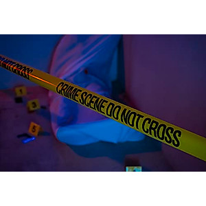 Crime Scene Do Not Cross Barricade Tape 3 X 100 • Bright Yellow with a Bold Black Print • 3 in. Wide for Maximum Readability • Tear Resistant