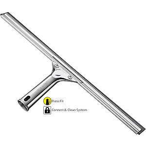 Unger Professional 16” Stainless Steel Window & Glass Cleaning Squeegee - Cleaning Supplies, Heavy Duty Squeegee for Window Cleaning, Streak Free Results