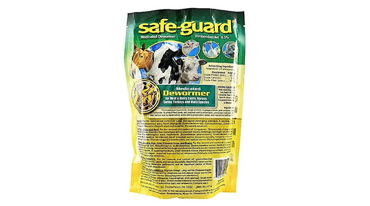 Safe1.1LB Mult Dewormer for Livestock & Wildlife
