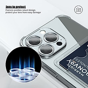 AKABEILA Case for Xiaomi Redmi Note 10 Pro Clear Cute Phone Case Soft TPU Wallet Case Slim Bag Cover Shockproof with Card Slot Holder