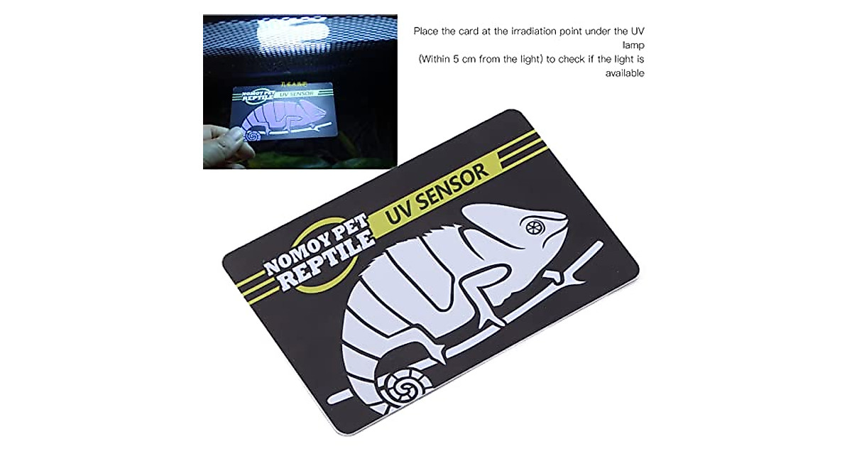 HEEPDD 5Pcs UVB Sensor Cards for Reptile UV Testing - Fast & Reusable