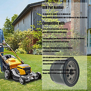 Welandya Oil Filter 12 050 01 Compatible with Kohler Engine,Lawn Mower Oil Filter Troy Fit for Bilt Bronco 12 050 01-S, 1205001 12 050 01-S1(1PCS), black